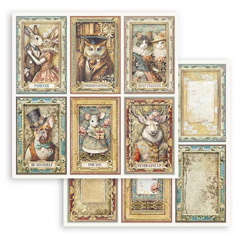Stamperia Double-Sided Cardstock 12"X12"-Alterego 6 Cards