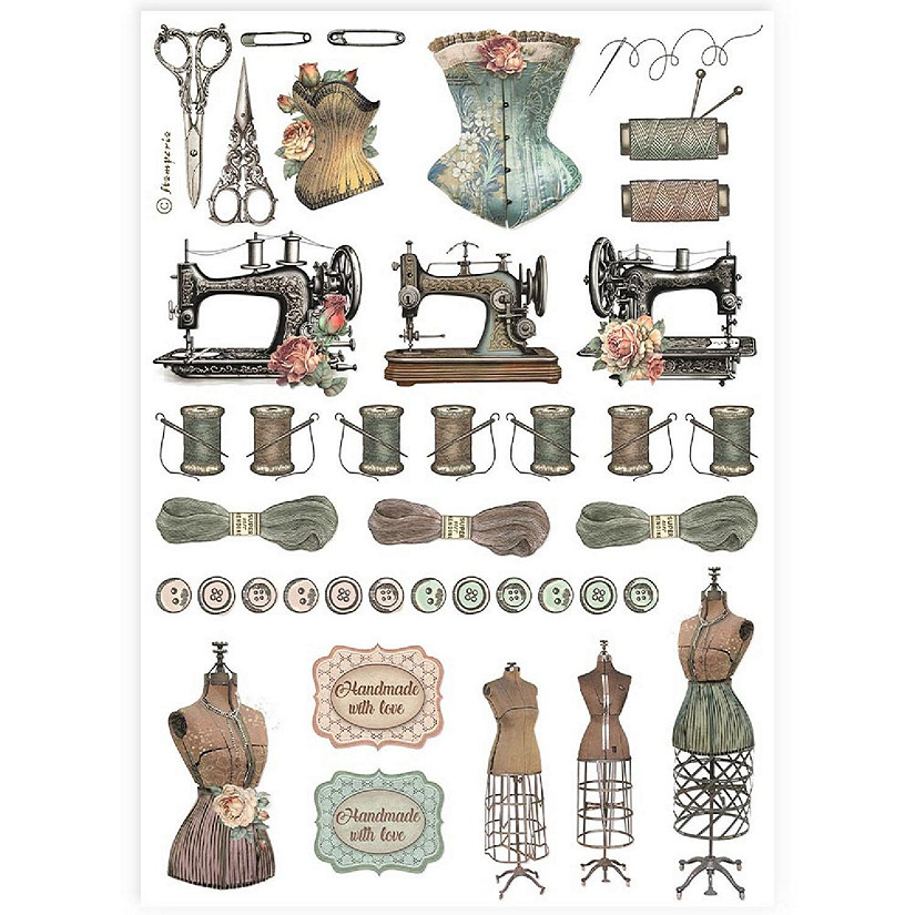 Stamperia Rice Paper Sheet A4-Sewing Accessories | Oriental Trading
