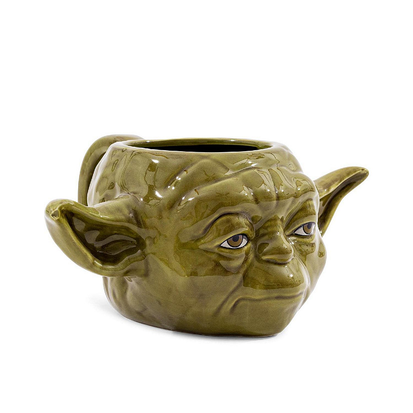 Star Wars Yoda Sculpted Ceramic Mug Holds 24 Ounces | Oriental Trading