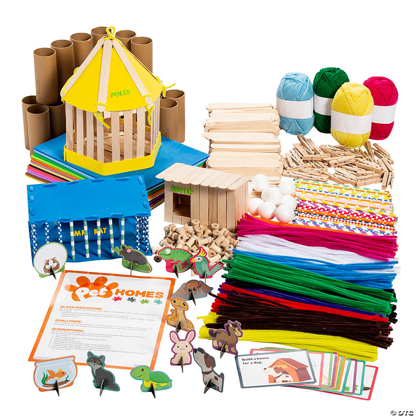 STEM Pet Homes Building Activity Learning Challenge Kit - 938 Pc.