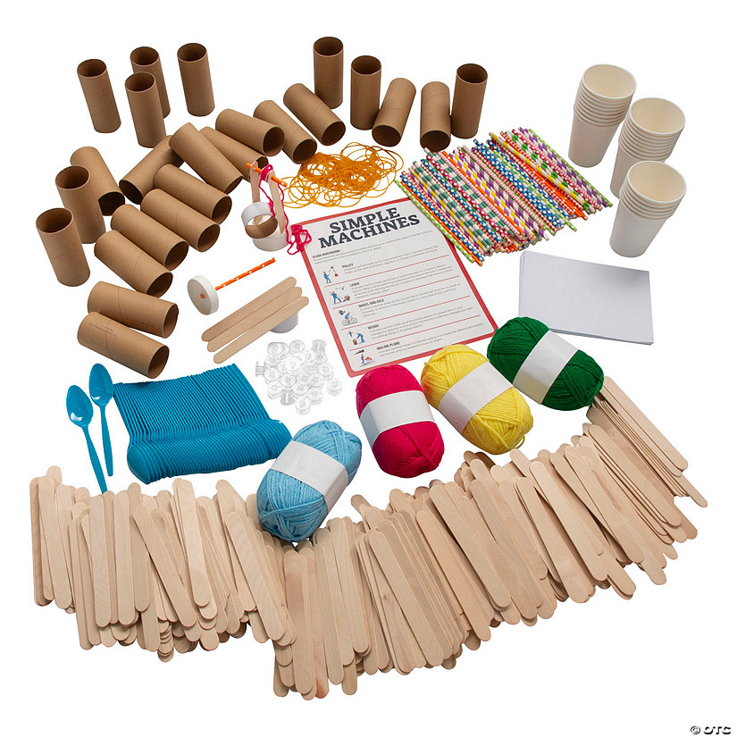 STEM Simple Machines Craft Kit Educational Activities - 727 Pc.