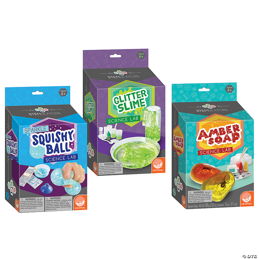STEMULATORS: Squishy Science Set of 3 Labs - Discontinued