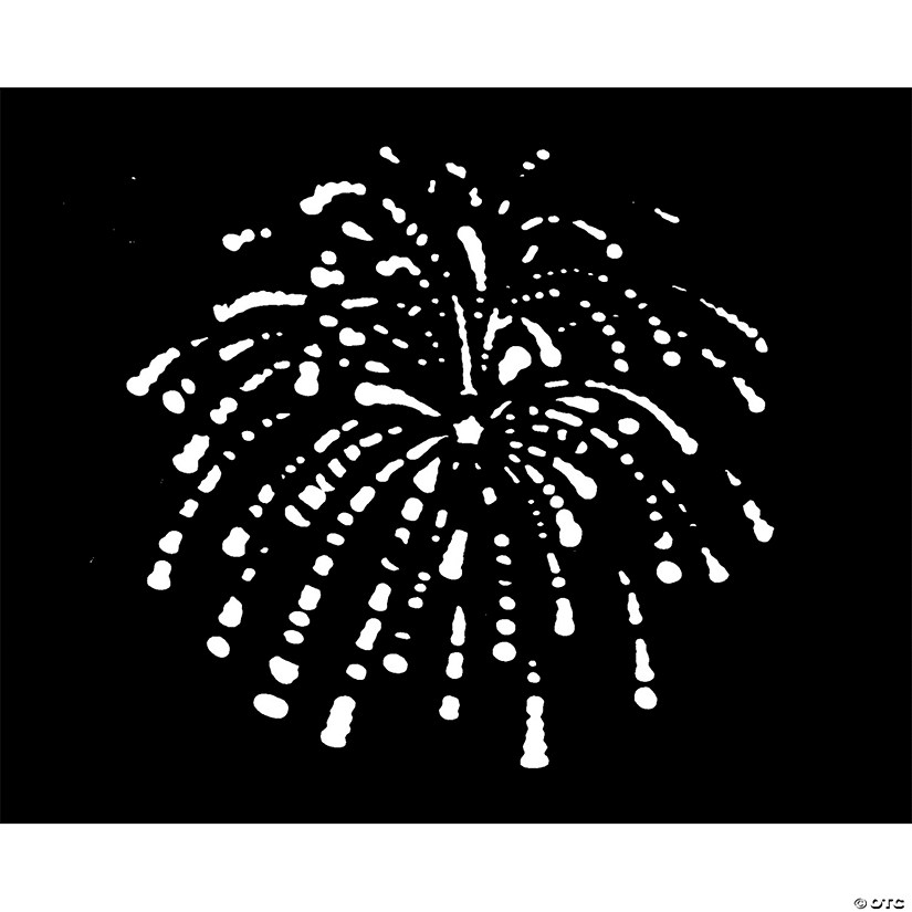 Stencil Fireworks, Circular Bur - Discontinued