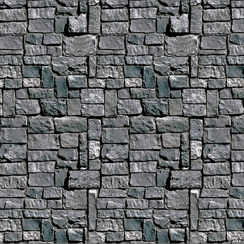 Stone Wall Plastic Backdrop