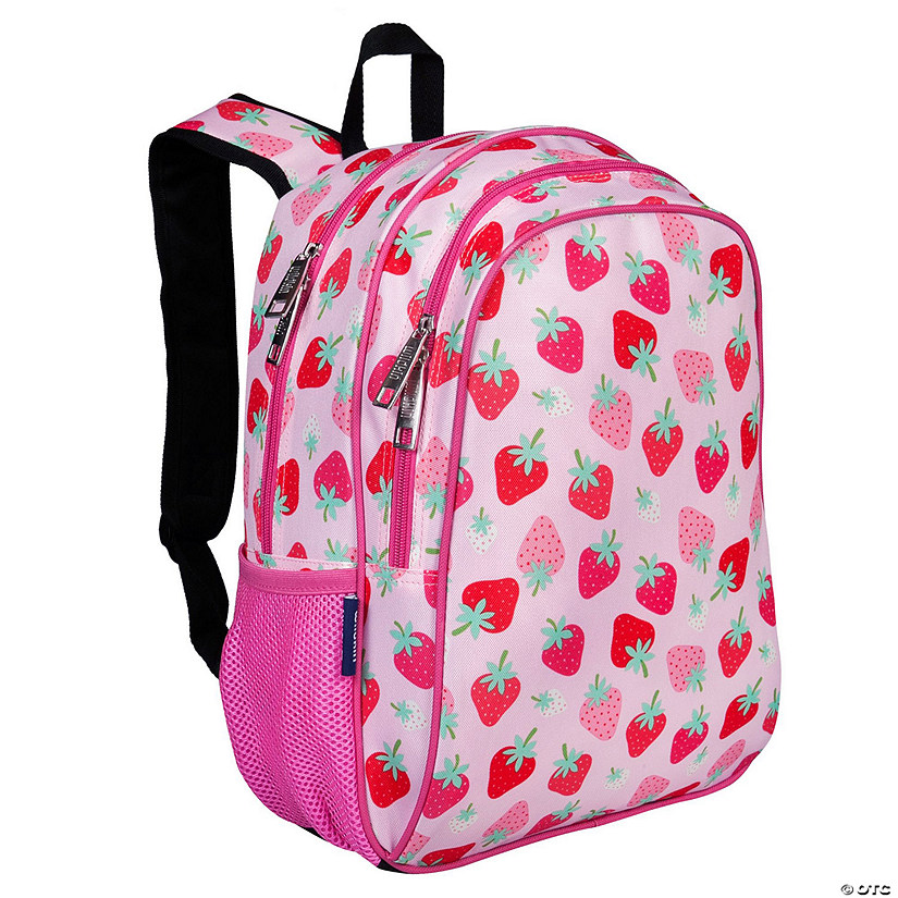 Strawberry Patch 15 Inch Backpack