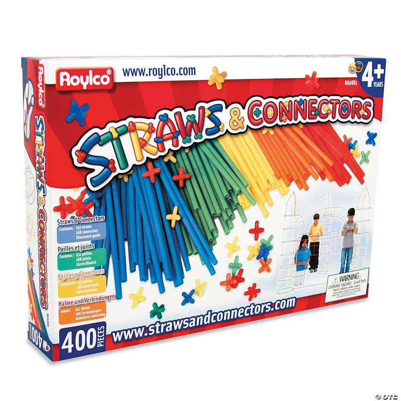 Straws and Connectors: 400 Piece Set