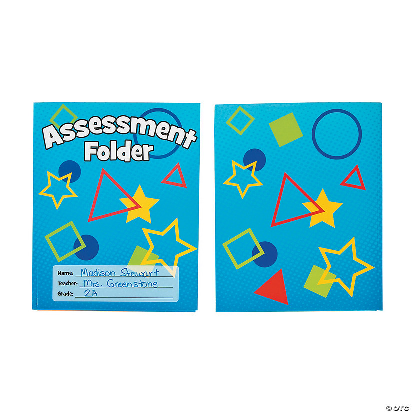 Student Assessment Pocket Folders - Discontinued