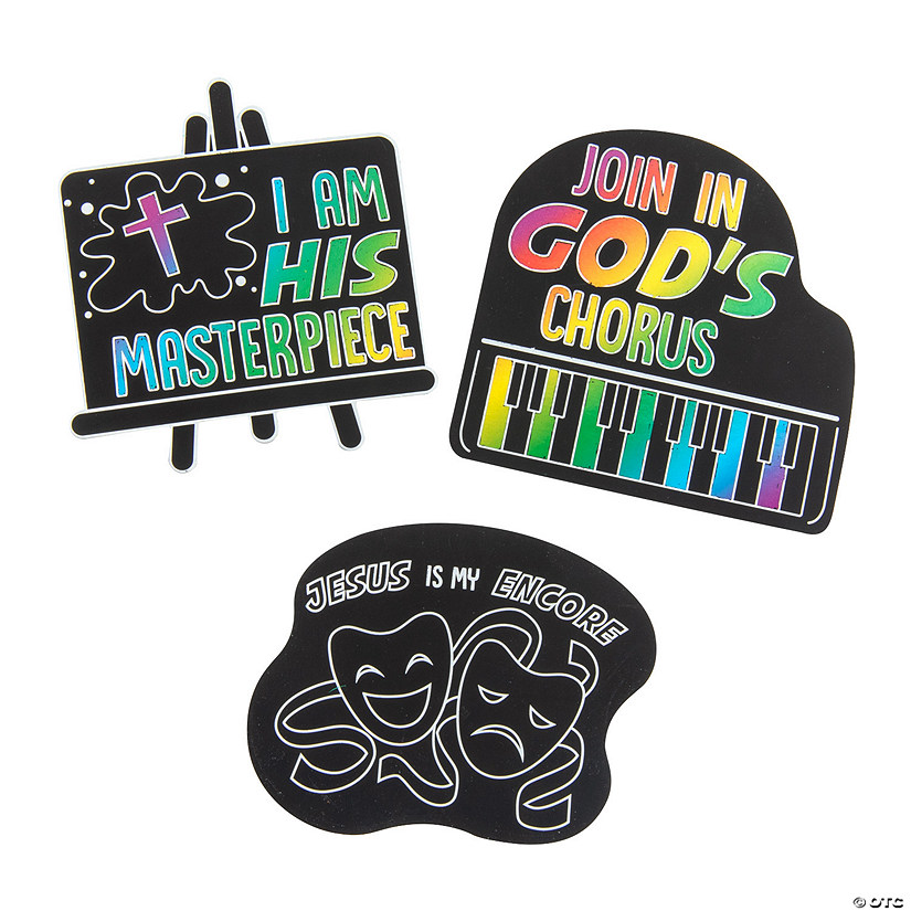 Studio VBS Magic Color Scratch Shapes - 24 Pc. - Discontinued