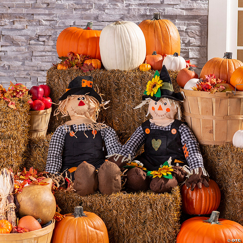 Stuff-a-Scarecrow Couple Decorating Kit - 2 Pc. | Oriental Trading