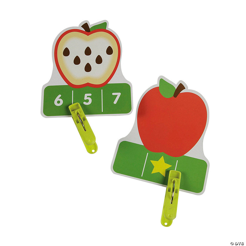 Subitizing Apples Clip Cards | Oriental Trading