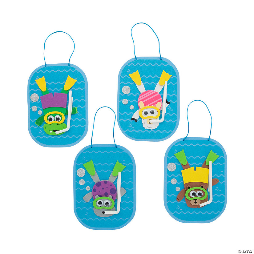 Summer Scuba Sign Craft Kit - Makes 12