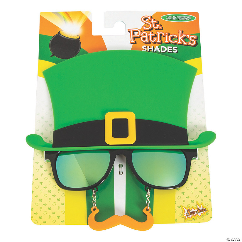 Sun-Staches® St. Patrick’s Day Sunglasses - 1 Pc. | Oriental Trading