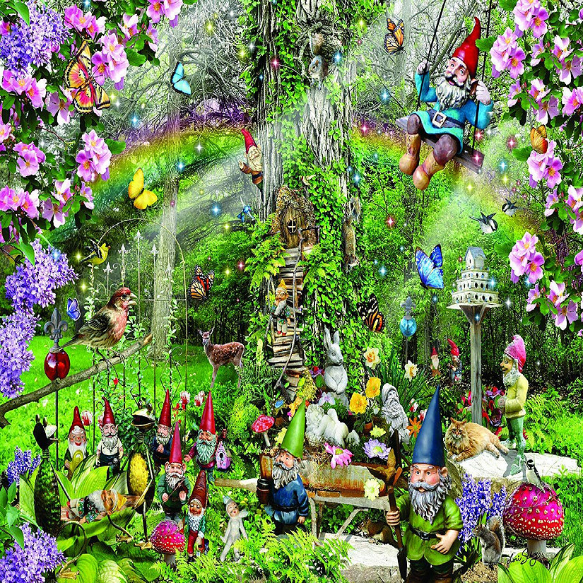 Sunsout Gnomes Playground 300 pc Jigsaw Puzzle | Oriental Trading