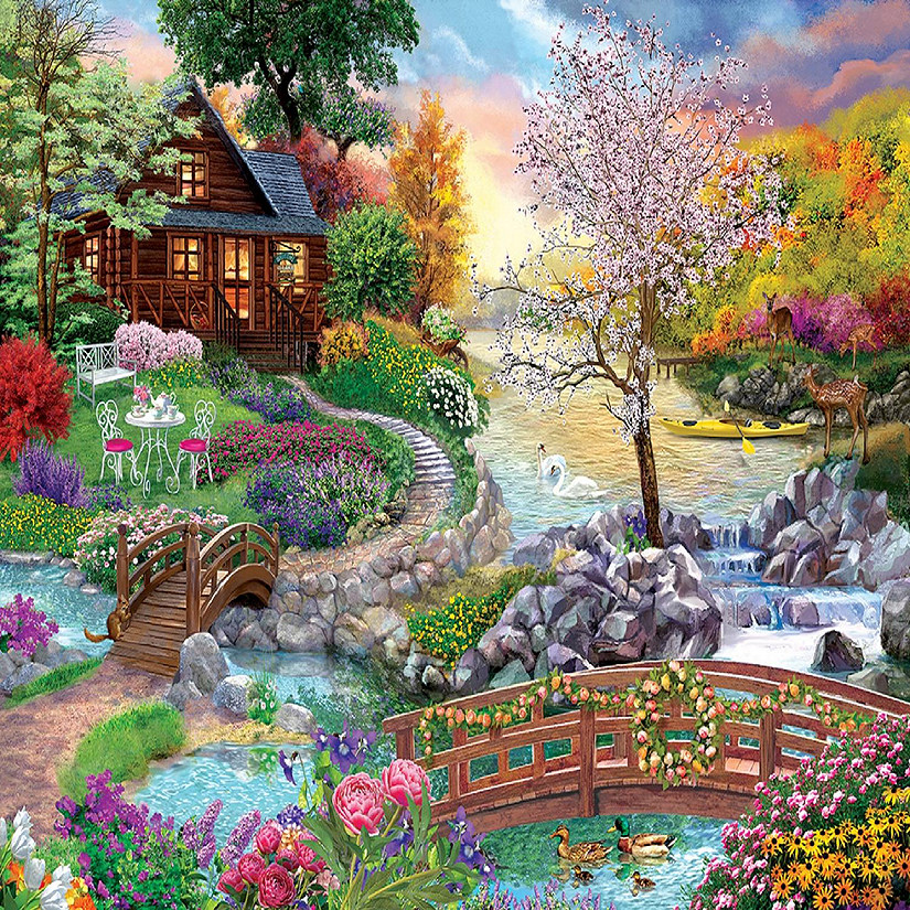 Sunsout Spring Stream 1000 pc Jigsaw Puzzle | Oriental Trading
