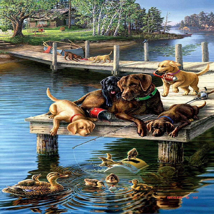 Sunsout Summer School 500 pc Large Pieces Jigsaw Puzzle | Oriental Trading