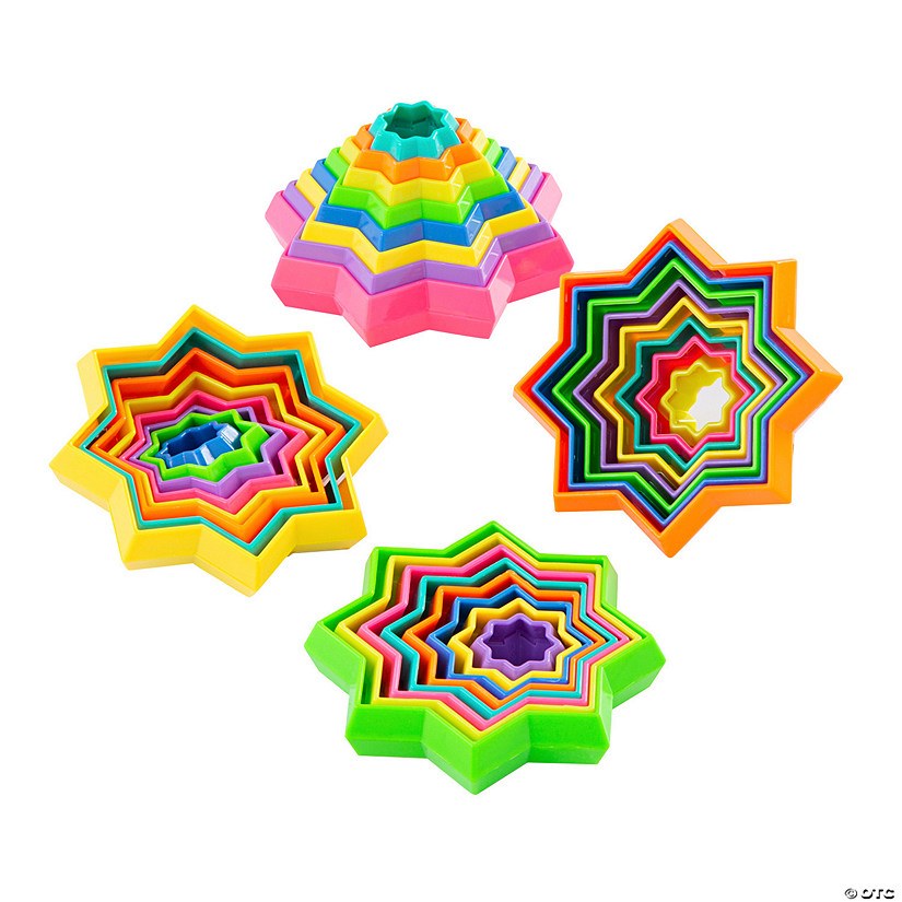 Super Sensory Fidget Stars - 6 Pc. | Oriental Trading