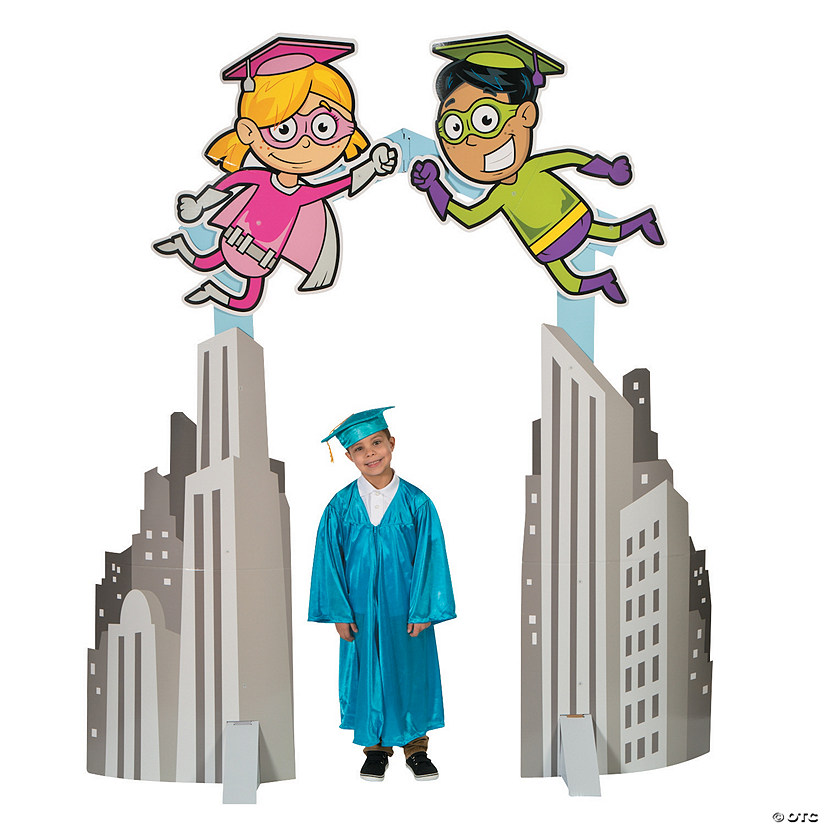 Superhero Graduation Archway Stand-Up - Discontinued