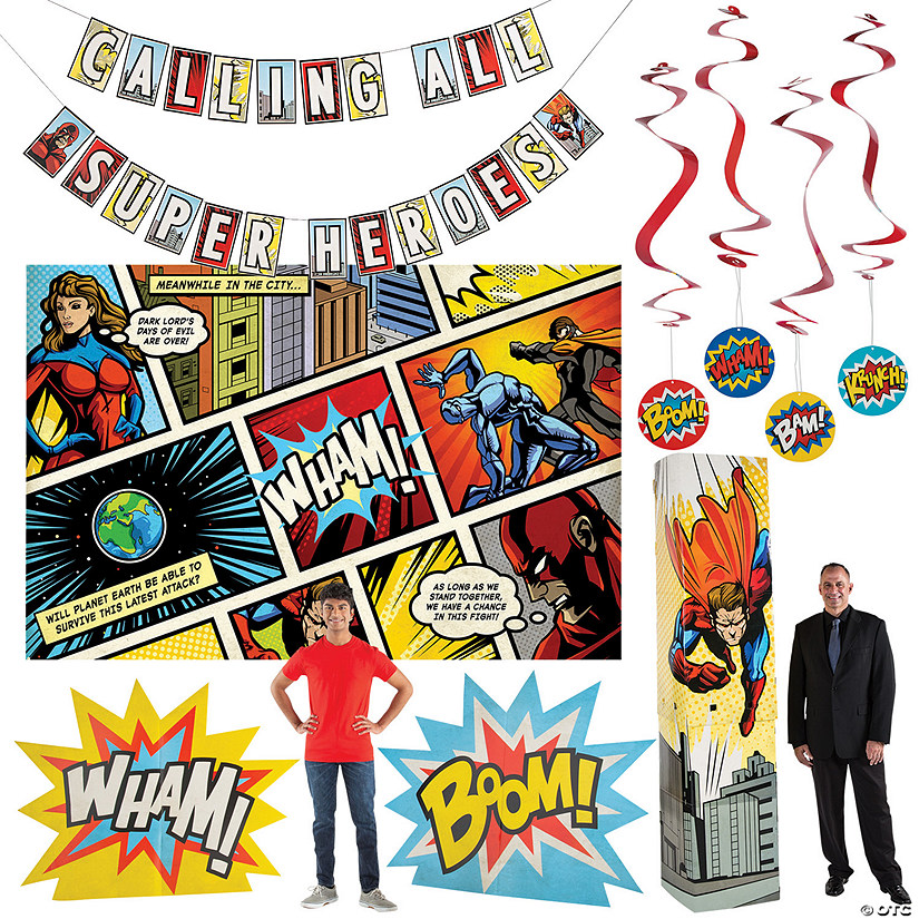 Superhero VBS Large Decorating Kit - 21 Pc. | Oriental Trading