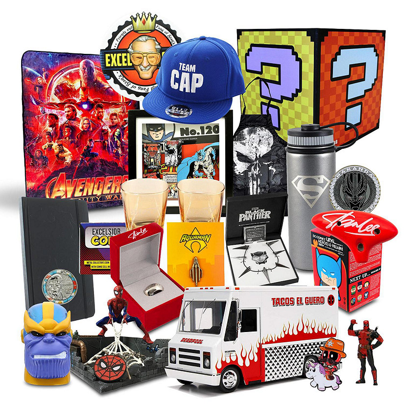SuperLoot Superhero Mystery Gift Box $399 Value 20 Fun Items ...