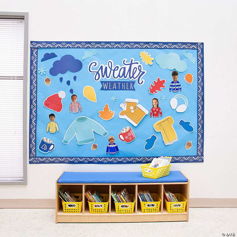 Sweater Weather Classroom Bulletin Board Set - 79 Pc. - Discontinued