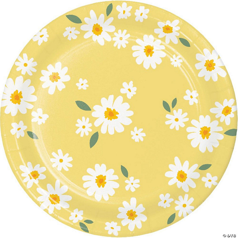 Sweet Daisy Dinner Plates, 24 ct