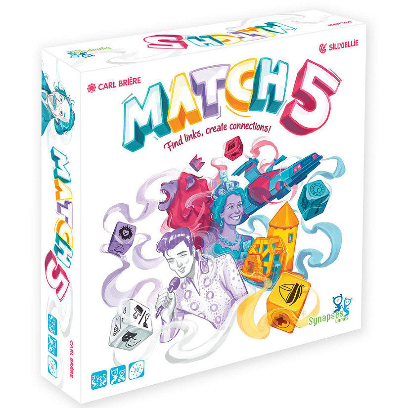 Synapses Games Match 5 Family Board Game Word Association And Dice Game | Oriental Trading