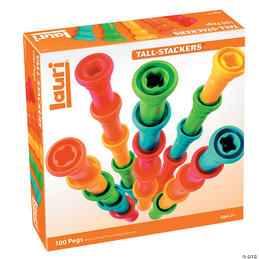 Tall-Stackers 100 Pegs Building Set - Discontinued