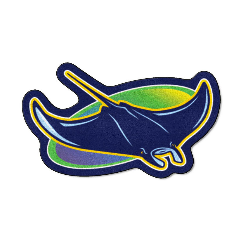 Tampa Bay Rays Mascot Rug - Devil Ray Alternate Logo | Oriental Trading