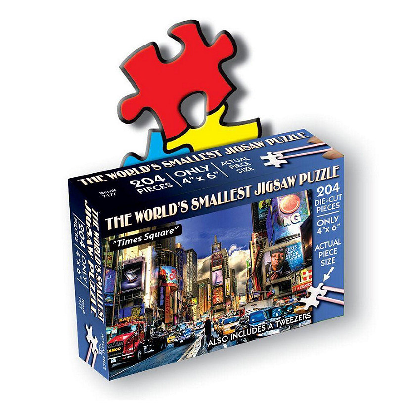 TDC Games World's Smallest Puzzle - Times Square, 6 in | Oriental Trading