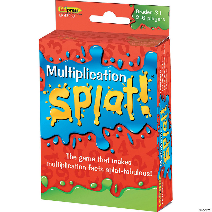 Teacher Created Resources Splat Multiplication Game | Oriental Trading