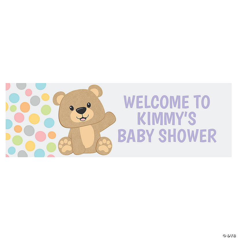 Teddy Bear Custom Banners | Oriental Trading