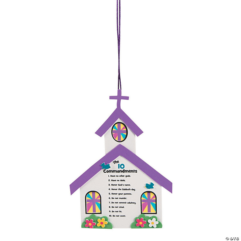 Ten Commandments for Kids Sign Craft Kit- Makes 12 | Oriental Trading