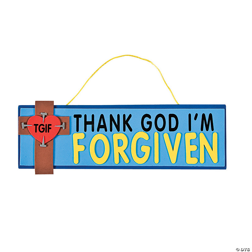 “TGIF” Sign Craft Kit - Discontinued