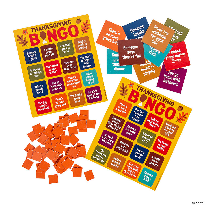 Thanksgiving Bingo Game | Oriental Trading