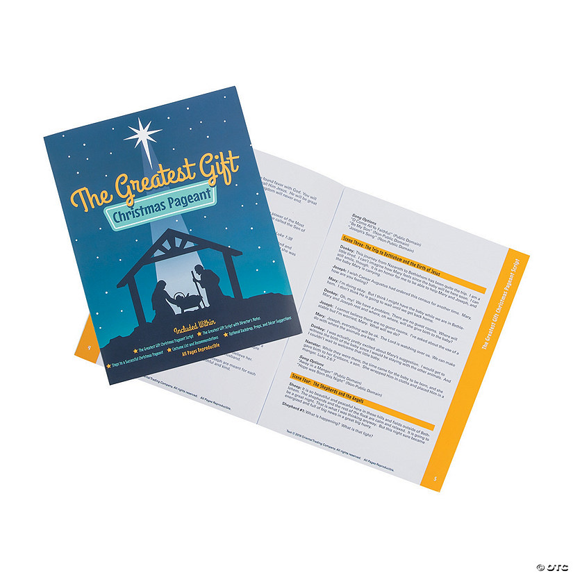 The Greatest Gift Christmas Pageant Script | Oriental Trading