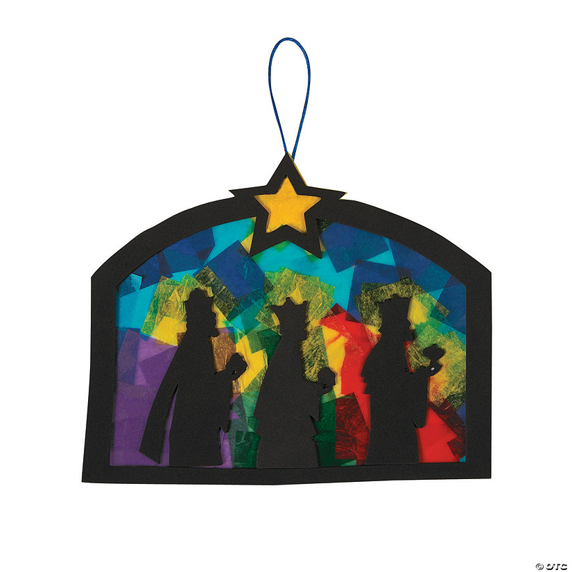 Three Wise Men Tissue Acetate Craft Kit- Makes 12 - Discontinued