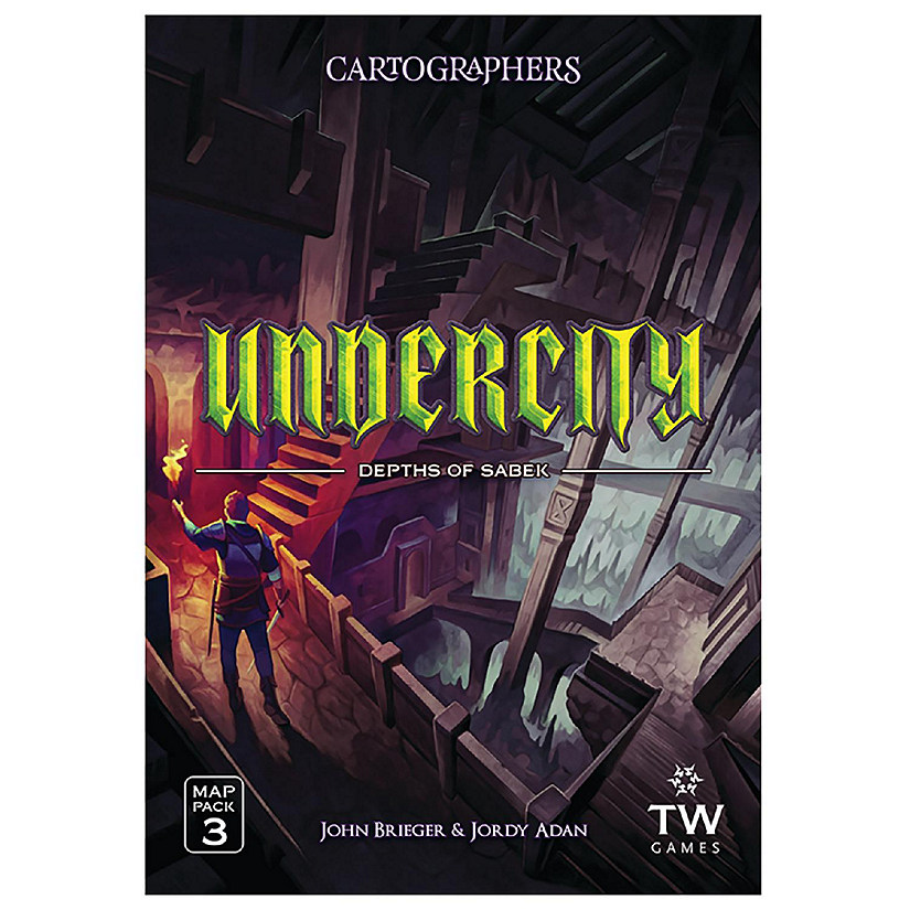 Thunderworks Games - Cartographers: Map Pack 3, Undercity | Oriental Trading