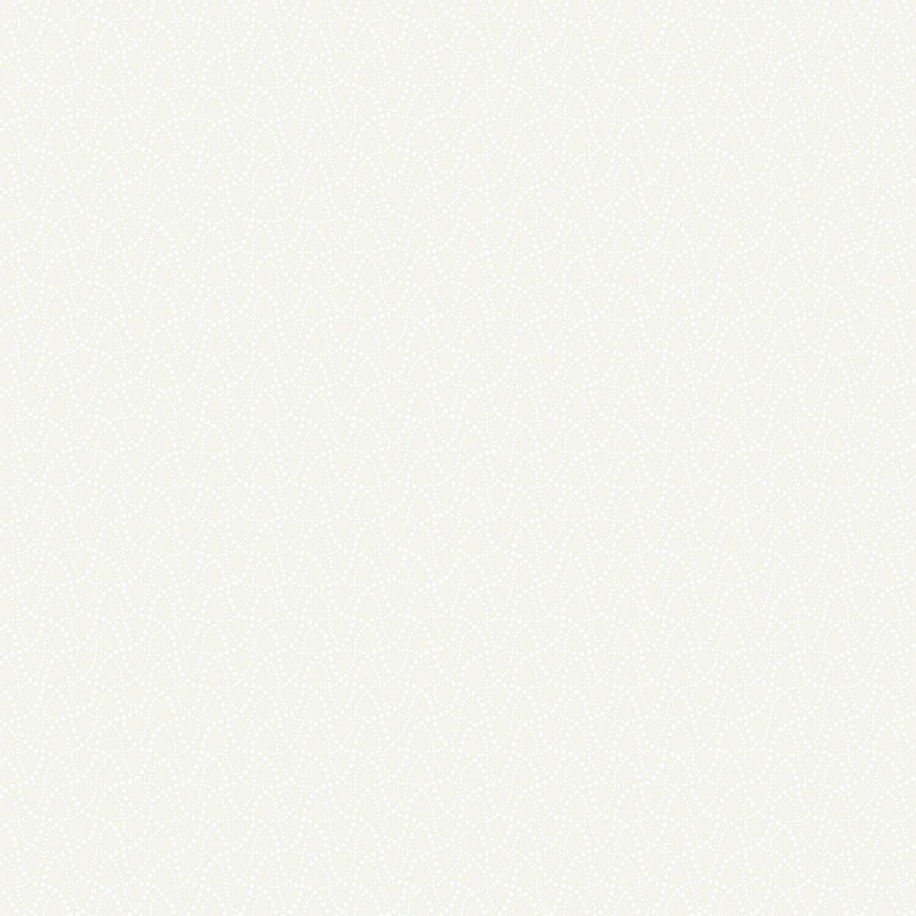 Tonal Dot Waves White on White Cotton Fabric by Benartex