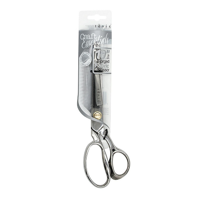 Tonic Studios Forged Fabric Scissors 10"-Chrome | Oriental Trading