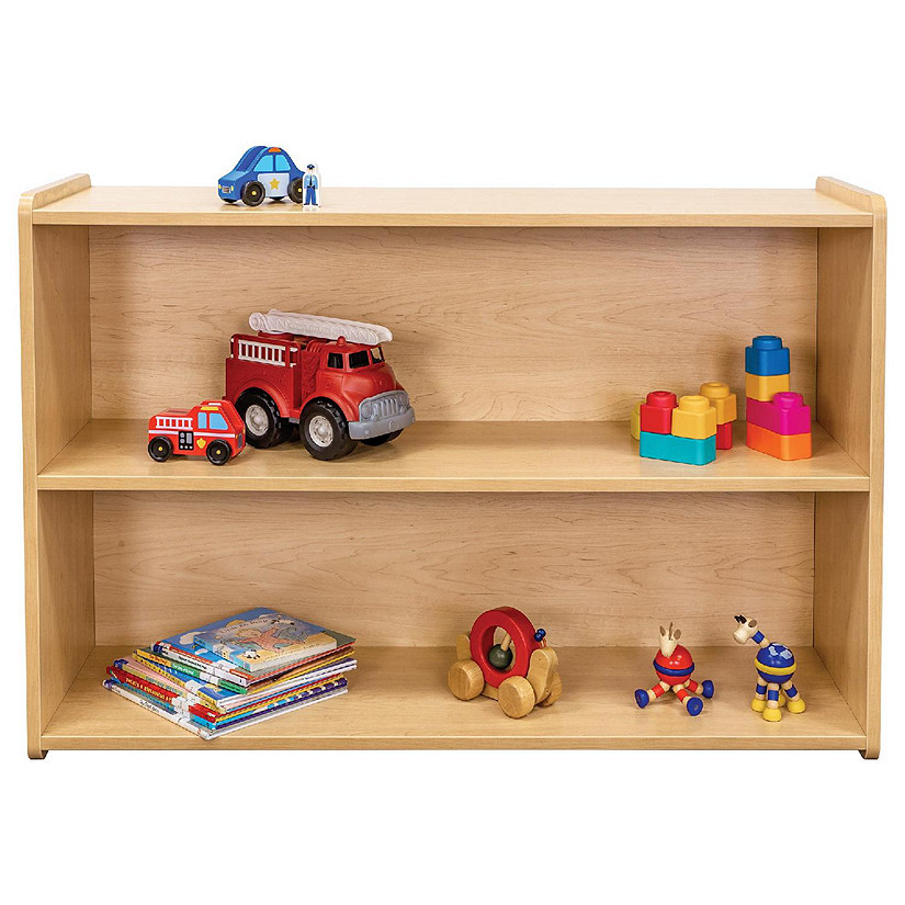 Tot Mate Preschool Shelf Storage, Assembled (Maple)
