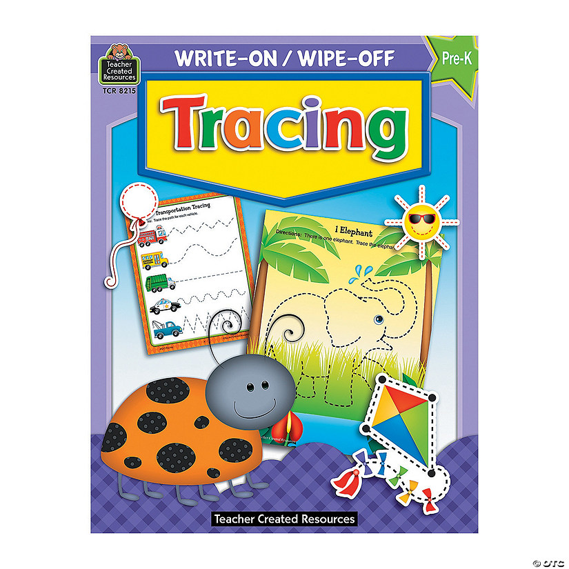 Tracing Write-On Wipe-Off Book - Discontinued