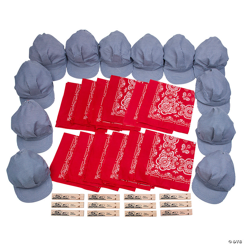 Train Engineer Dress-Up Kit with Whistle for 12 - 36 Pc.