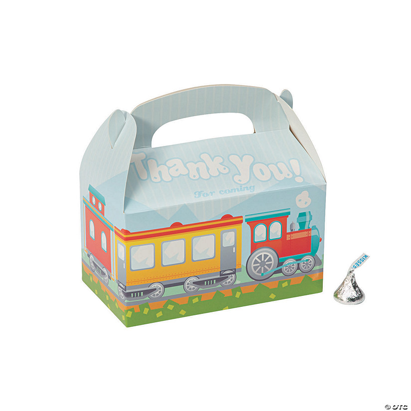Train Favor Boxes - 12 Pc.