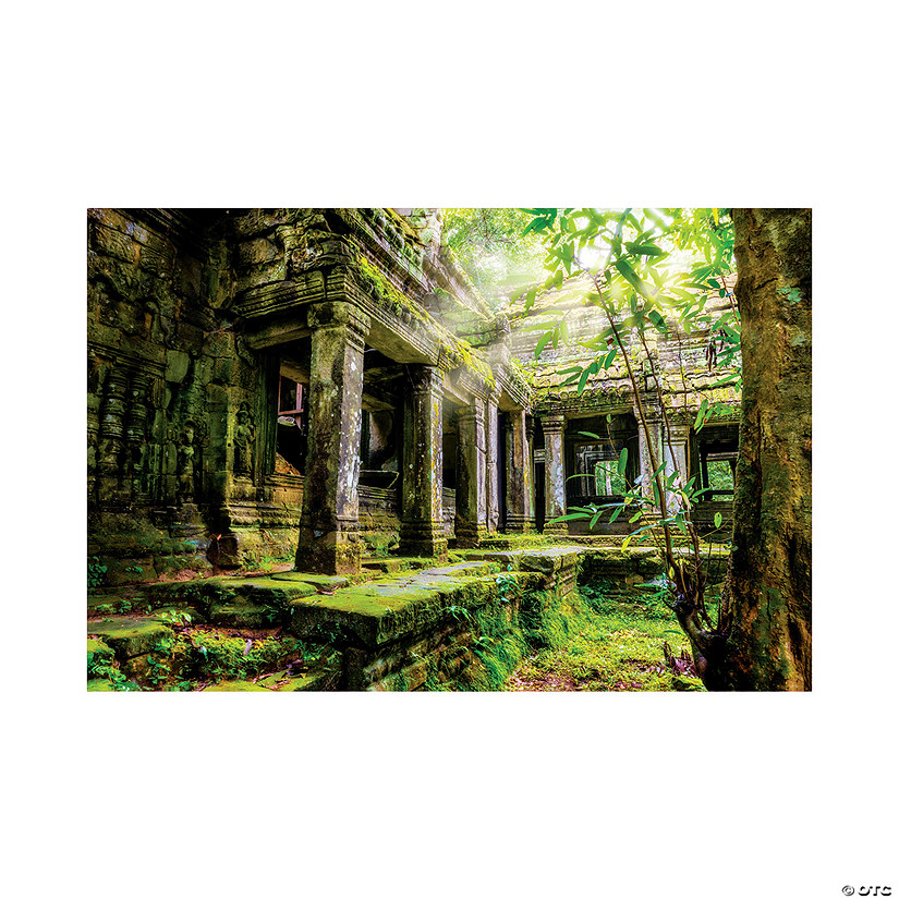 Treasure Hunt Jungle Ruins Backdrop - 3 Pc. - Discontinued