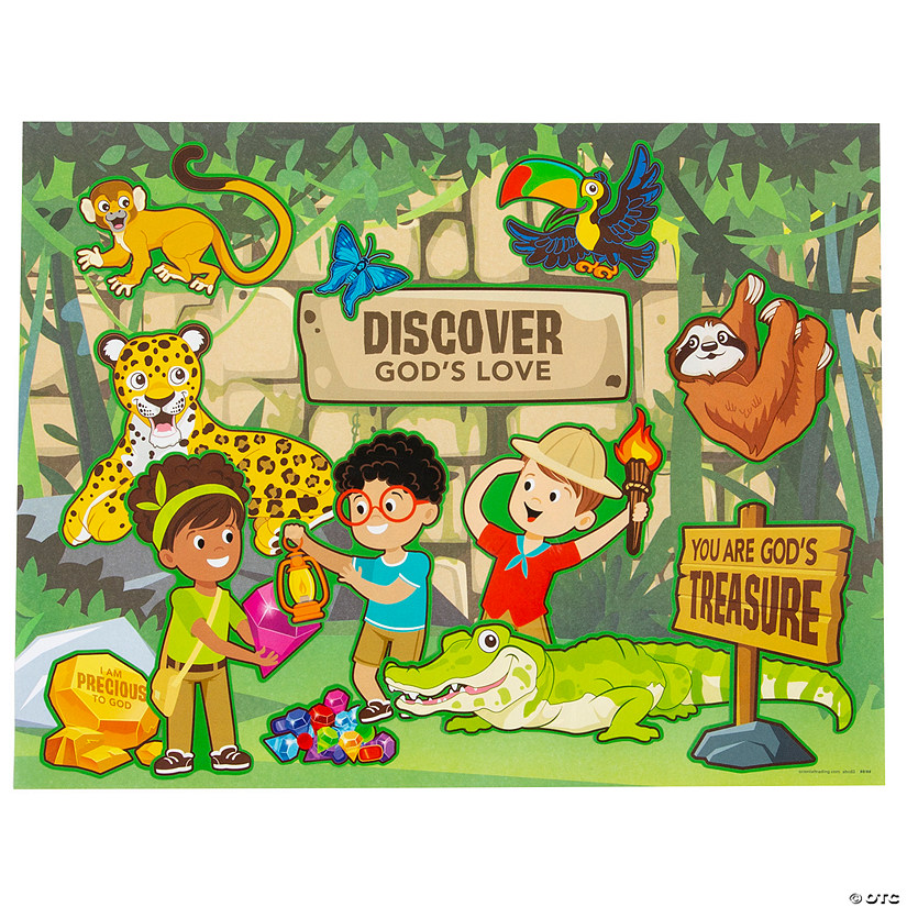 Treasure Hunt VBS Sticker Scenes | Oriental Trading