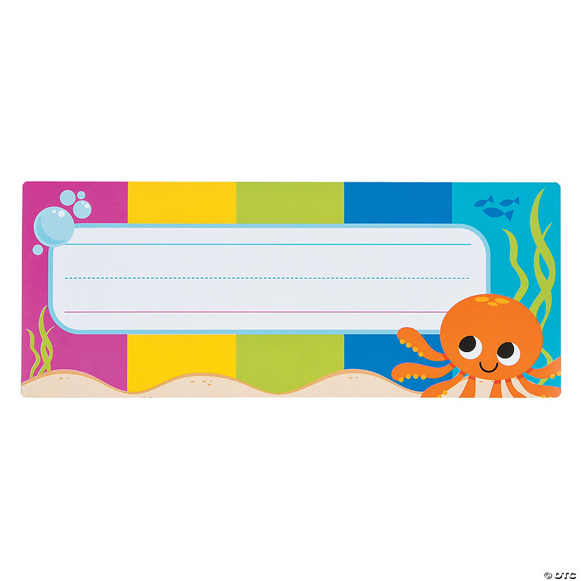 Under the Sea Desk Plates - 24 Pc. - Discontinued