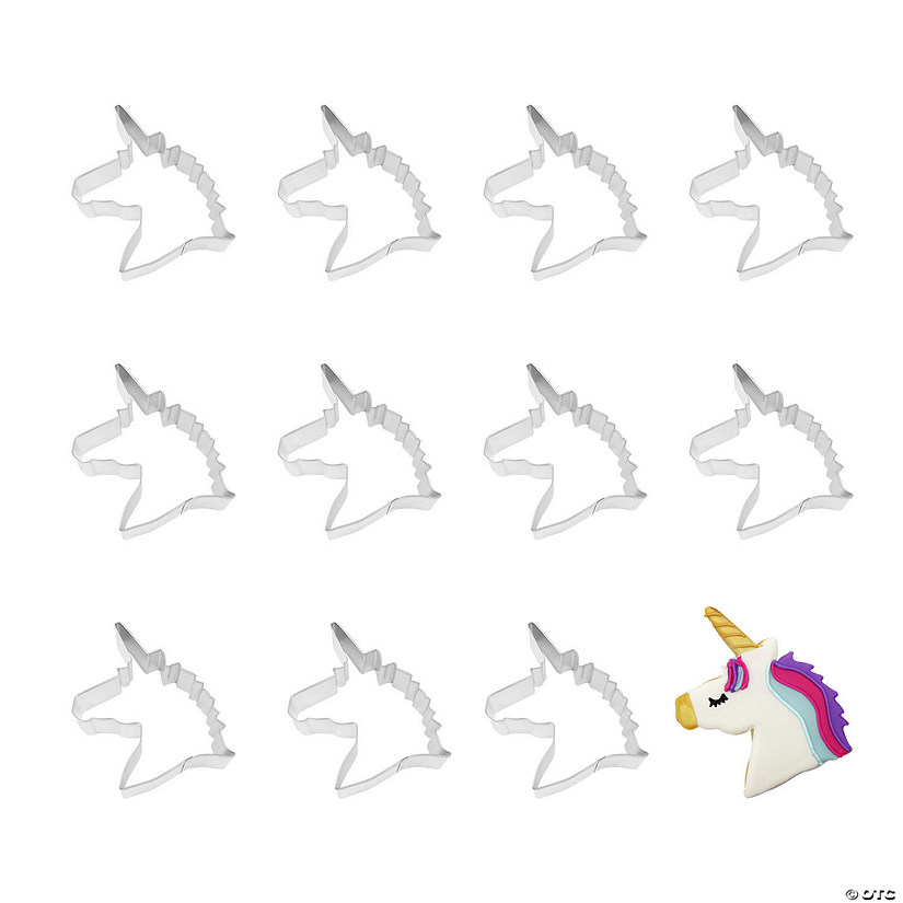 Unicorn Head 4.75" Cookie Cutters