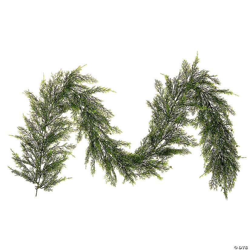 Vickerman 75" Artificial Cedar Garland | Oriental Trading