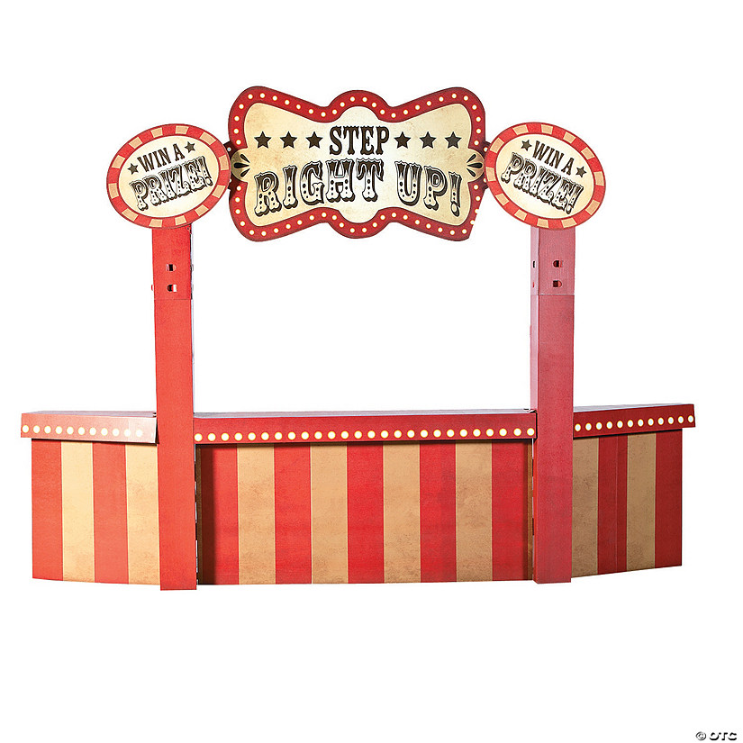 Red Vintage Circus Ticket Booth