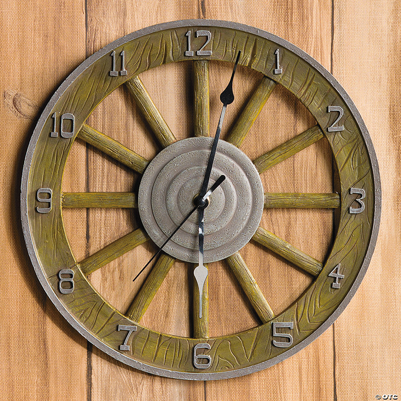 Wagon Wheel Clock - Discontinued